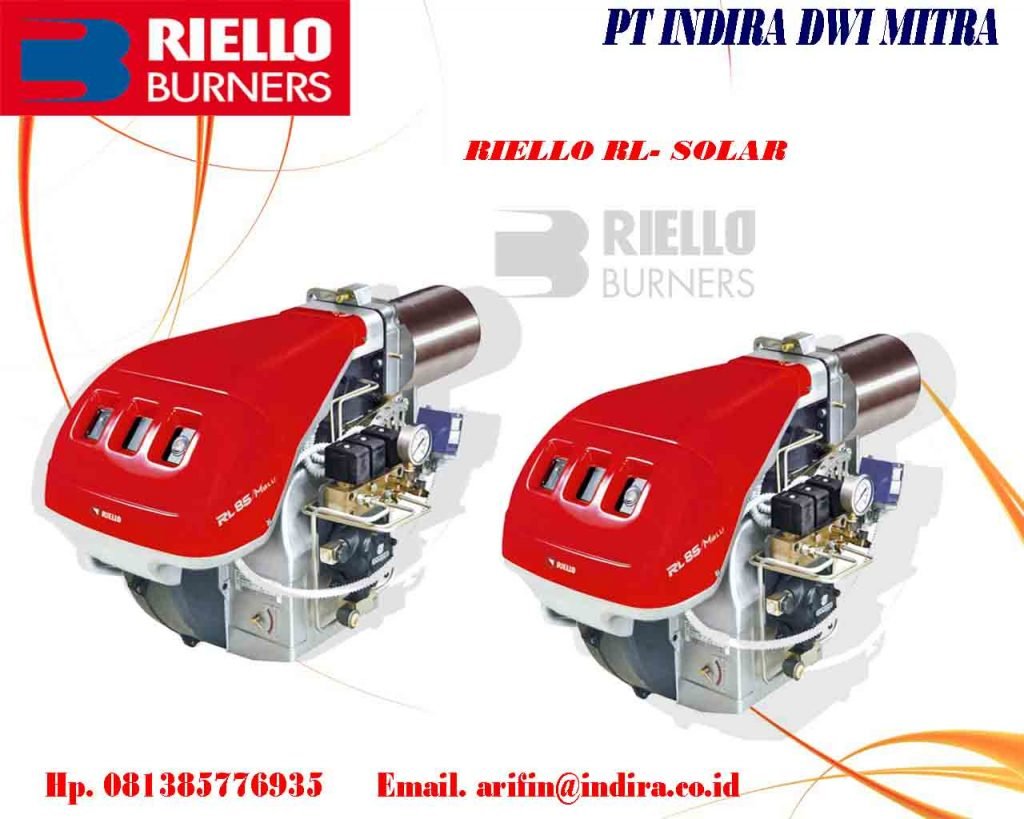 Jual Burner Riello RL Solar | INDIRA MITRA BOILER