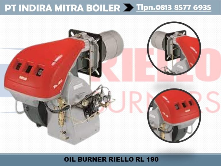 RIELLO RL 190 OIL BURNER KAPASITAS 64-206 KG/H